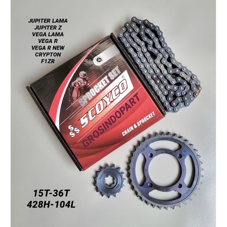 Jual GEAR GIR SET PAKET JUPITER LAMA-JUPITER Z-BURHAN-VEGA LAMA-R-VEGA ...