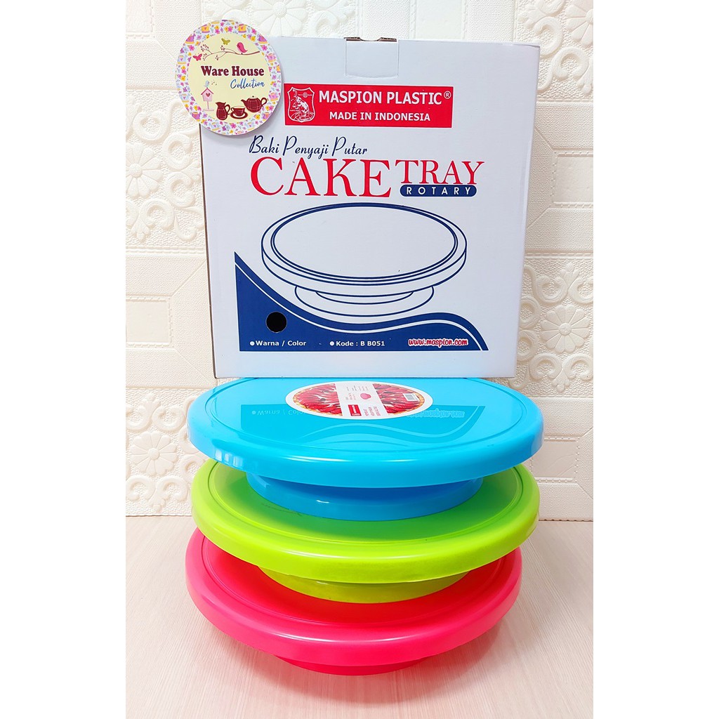 Jual Cake Tray Rotary / Meja Putar Meja Kue Maspion | Shopee Indonesia