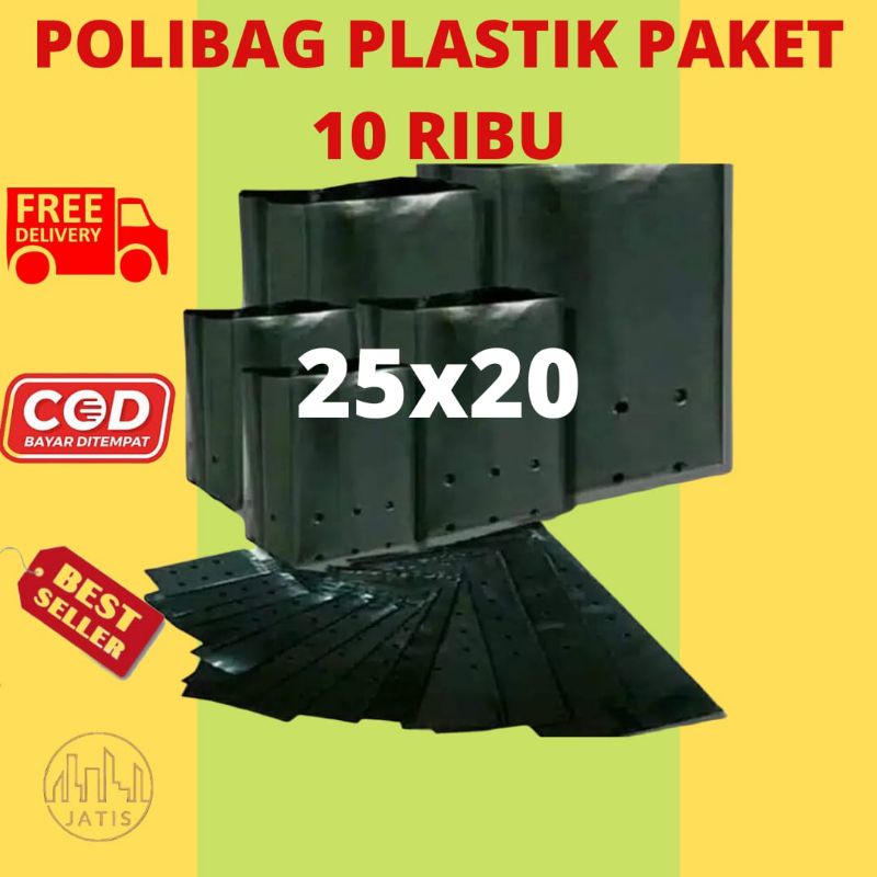 Jual Polybag Tanaman Polibag Paket 10 Ribu Tebal Kecil Sedang Plastik ...
