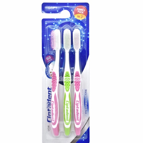 Jual Ciptadent Toothbrush Perfect Care Soft 3S | Shopee Indonesia