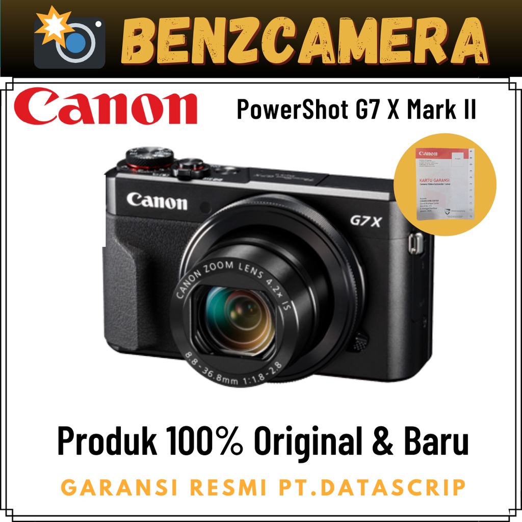 Jual Canon PowerShot G7X Mark II Digital Camera | Shopee Indonesia