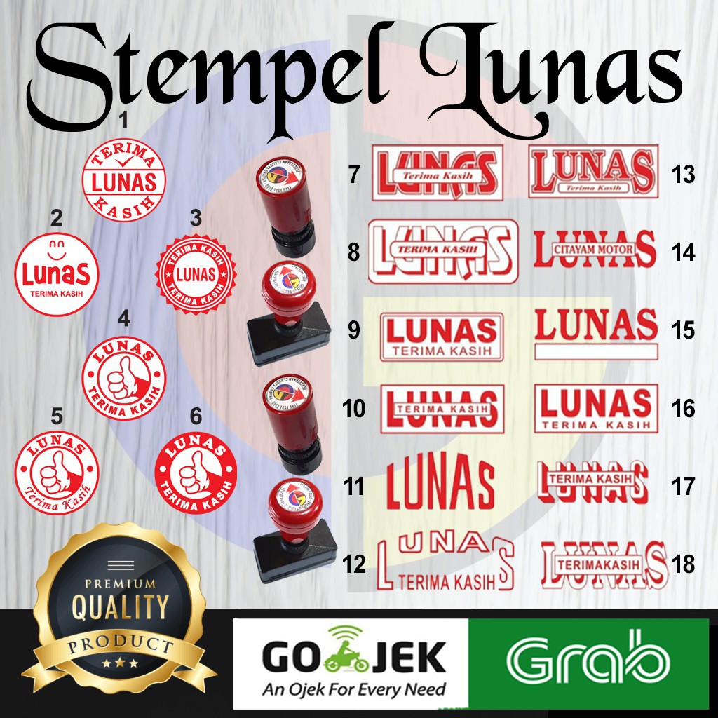 Jual stempel lunas | Shopee Indonesia