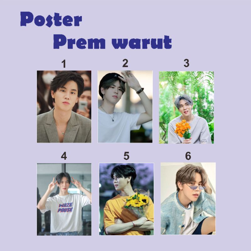 Jual Poster Prem Warut A4+/PO -+3 hr /minimal order 3 poster | Shopee Indonesia