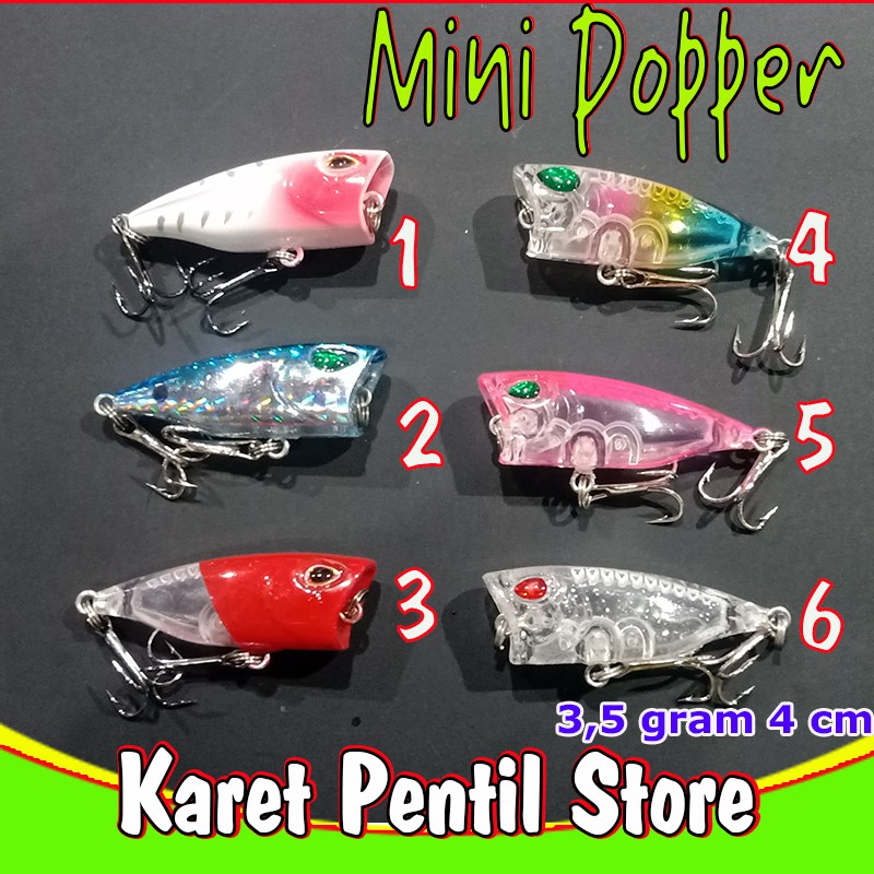 Jual 1 Buah mini Popper 4,5 cm 3.5 g | Shopee Indonesia