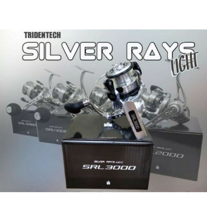 Jual TERBARU REEL SPINING TRIDENTECH SILVER RAYS LIGHT 2000/4000/5000/3000 | Shopee Indonesia