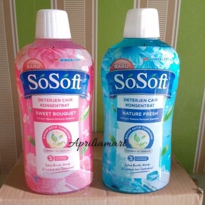 Jual Sosoft Liquid Detergent Cair 750ml kemasan baru 700 ml | Shopee ...