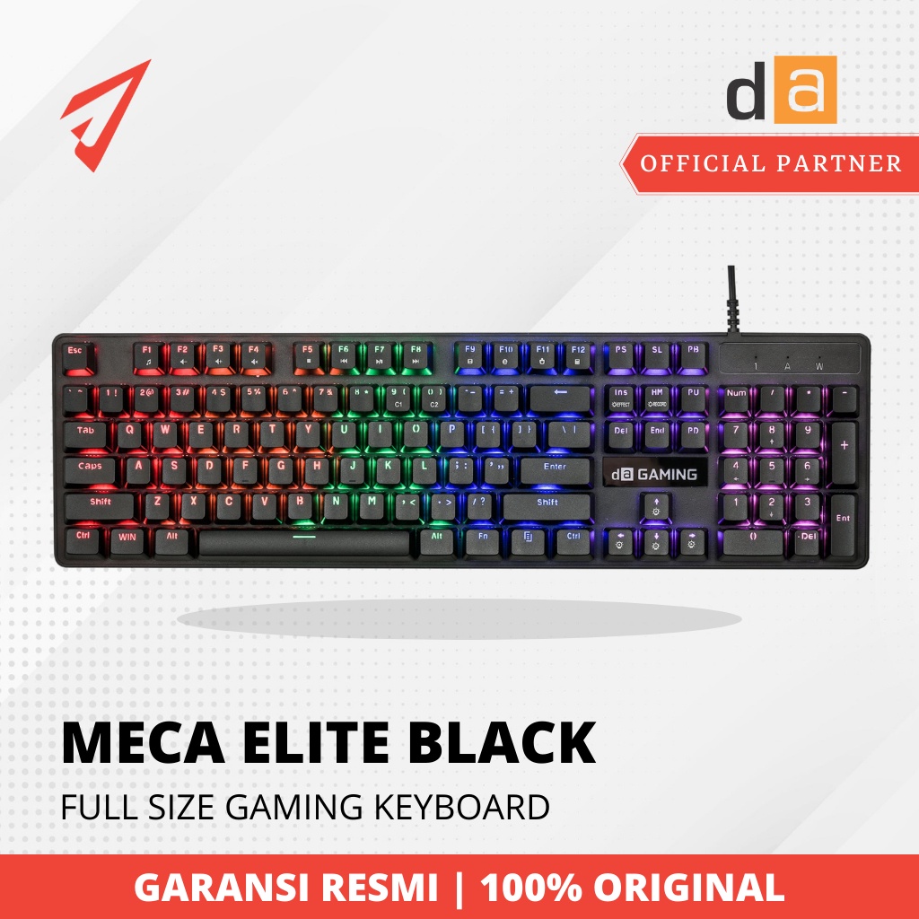 Jual Digital Alliance Keyboard Gaming Meca Elite BLACK Full Keys ...