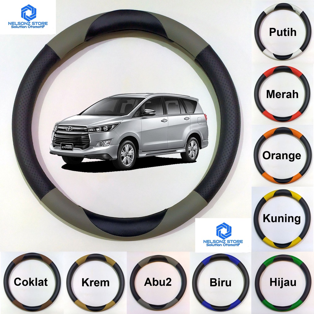 Jual Cover Stir Innova Sarung Setir Toyota All New Innova Reborn Steer ...