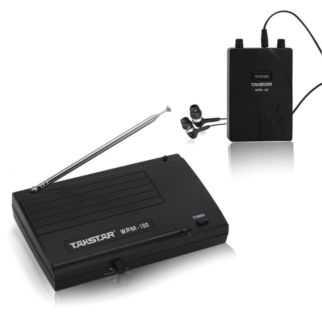 Jual Takstar UHF Wireless Sound Monitoring System 50m - WPM-100 [Gadget ...