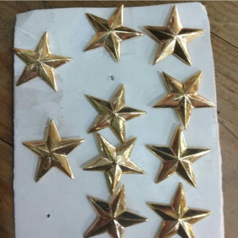 Jual pin/pangkat baret bintang 1 (bahan Kuningan sepuh) | Shopee Indonesia