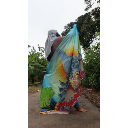 Jual Batik tulis lukis motif candi borobudur | Shopee Indonesia