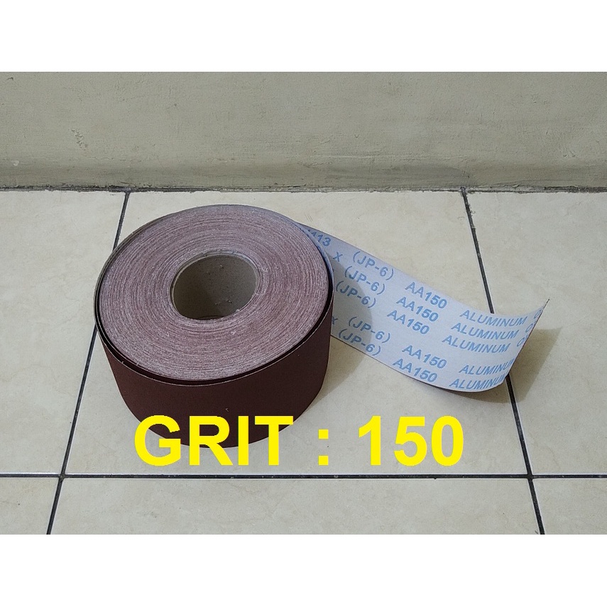 Jual Amplas Roll Meteran - Belt Sander Grit 150 Panjang 1 Meter ...