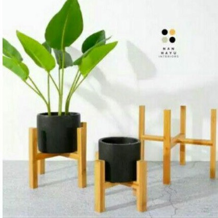 Jual Standing Pot Tanaman Bunga Kayu/Standing Pot Kayu Jatibelanda ...