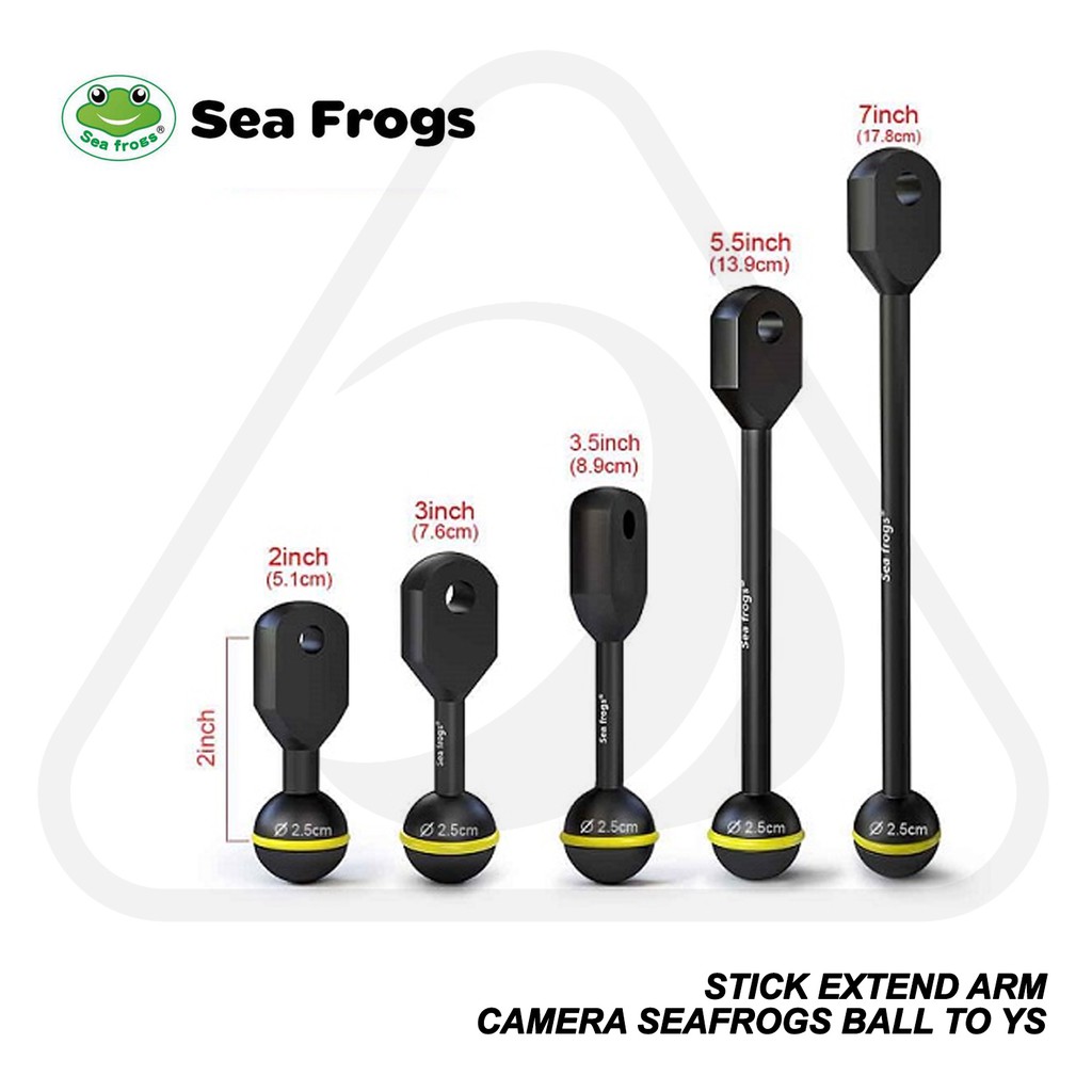 Jual Solid Stick Extension Extend Arm Camera Seafrogs Ball To YS ...