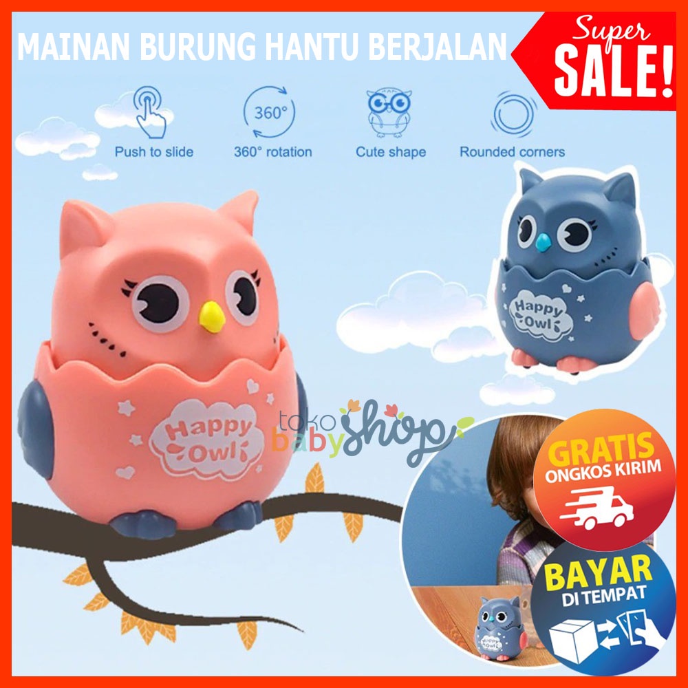 Jual Mainan Anak Burung Hantu Berjalan Happy Owl / Mainan Berjalan ...