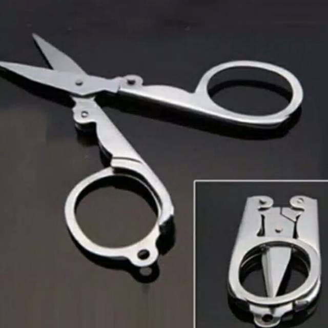 Jual gunting lipat kecil stainless / gunting lipat mini | Shopee Indonesia