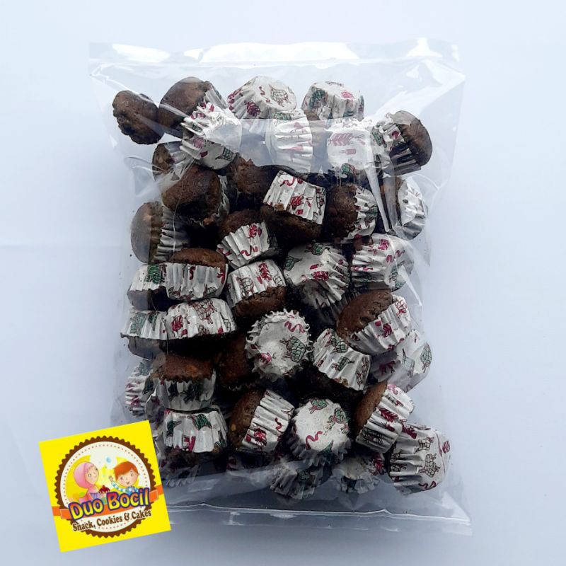 Jual Bolu Kering Brownies Mini 250 Gram - Duo Bocil Snack | Shopee ...