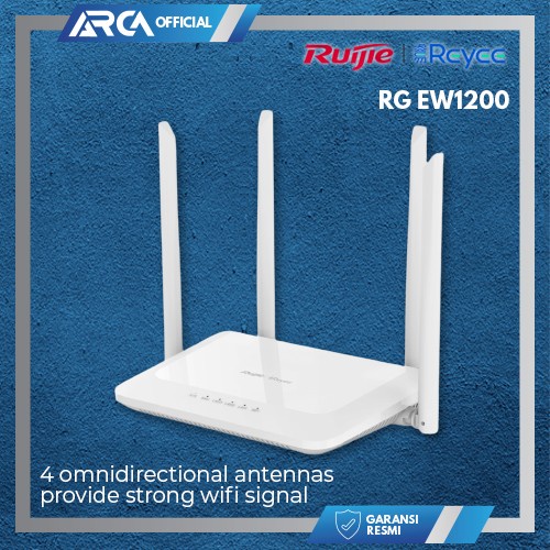 Jual RUIJIE REYEE RG EW1200 1200M Dual band Wireless Router | Shopee ...