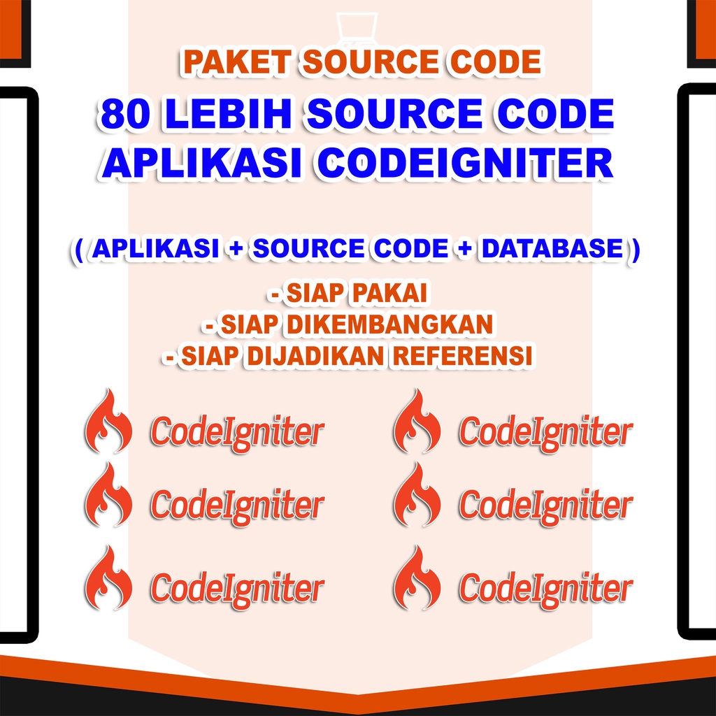 Jual Source Code Kumpulan Aplikasi Codeigniter Crud Source Code Dan