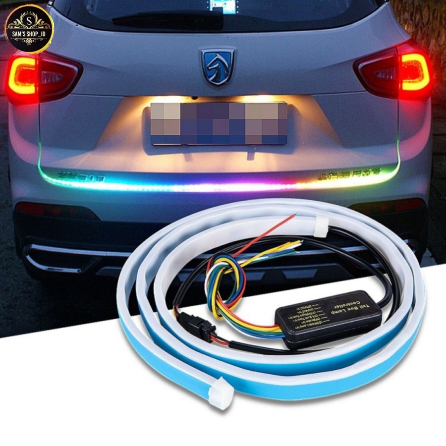 Jual BAGASI MOBIL LAMPU LED 120 CM 36 LED TAIL TRUNK RGB WARNA PELANGI ...