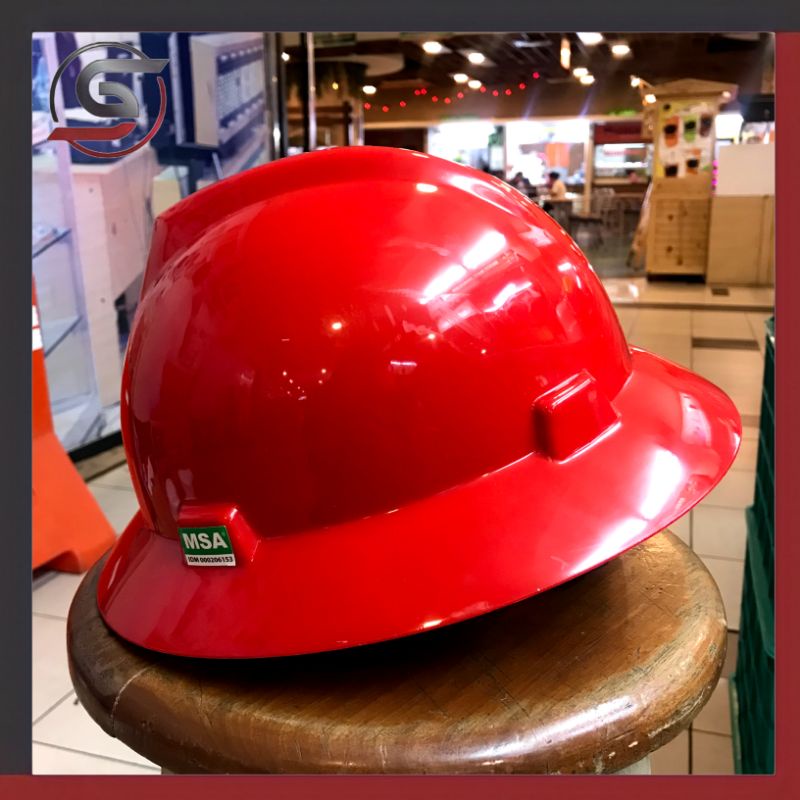 Jual Helm Safety MSA Full Brim Fastrack Lokal - Helm Safety Proyek MSA ...