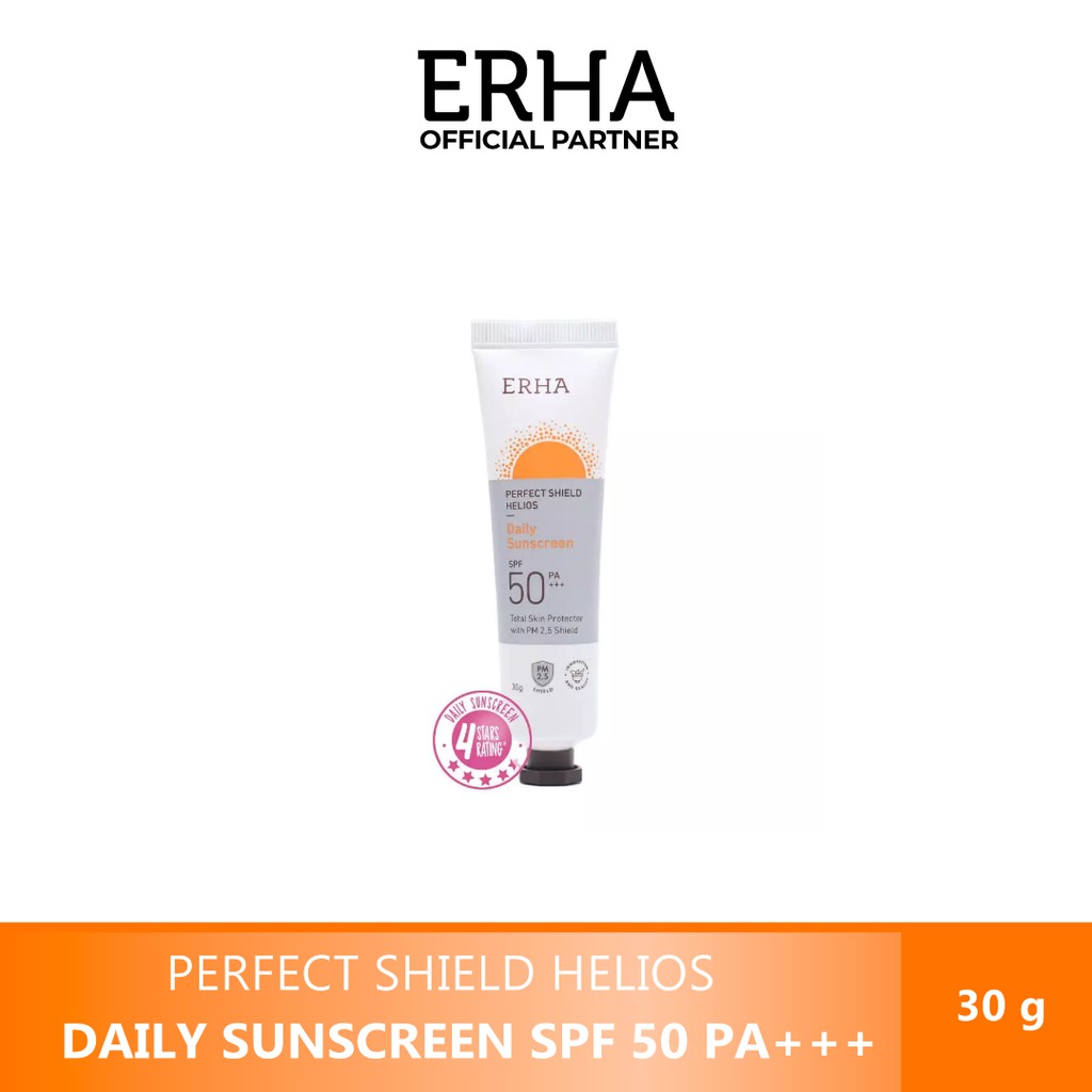 Jual ERHA PERFECT SHIELD HELIOS DAILY SUNSCREEN SPF50/PA+++ ORIGINAL 100% | Shopee Indonesia