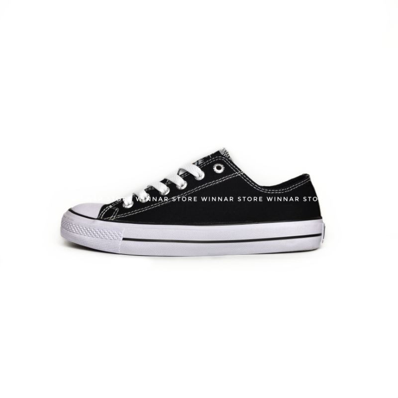Jual Sepatu Motix School Low Black White | Shopee Indonesia