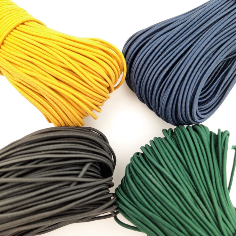 Jual TALI KARET 1mm | ELASTIC STRING | WARNA/MOTIF | Shopee Indonesia