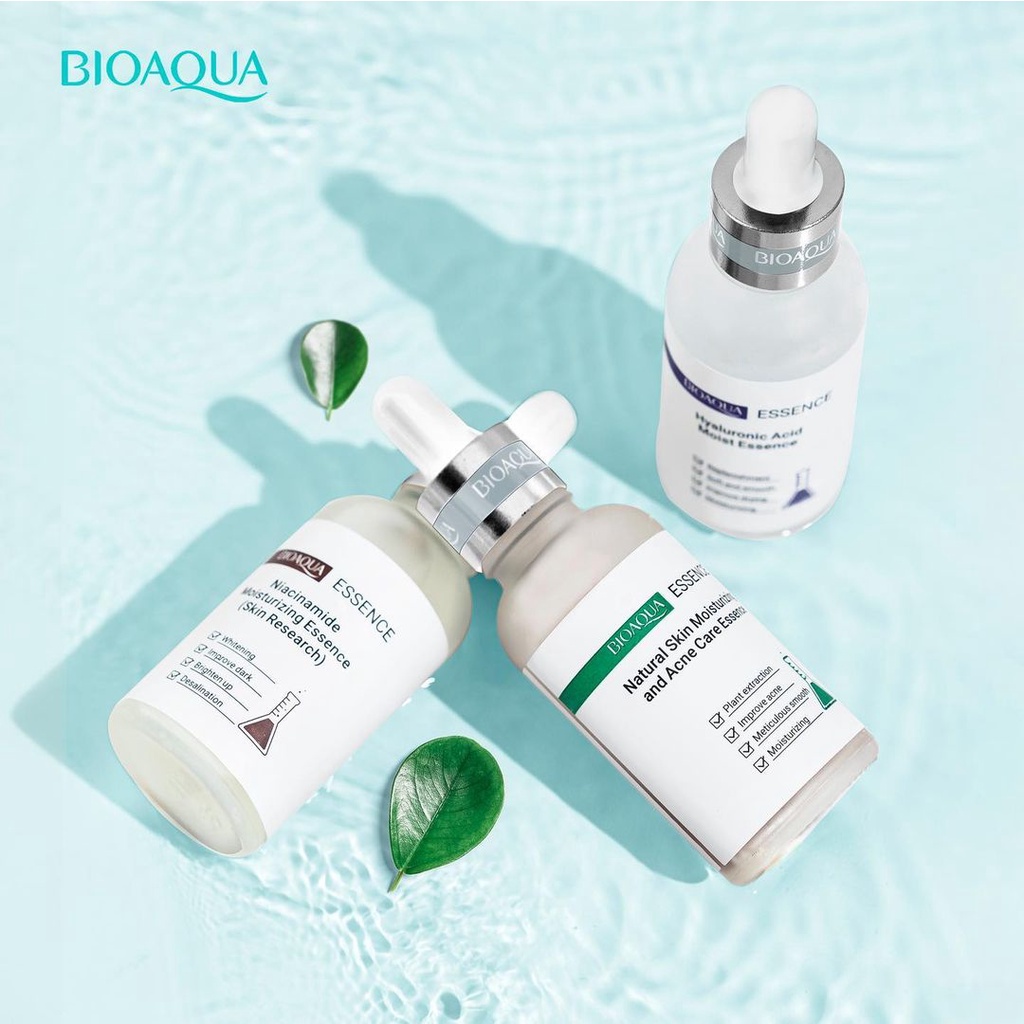 Jual BIOAQUA Essence Hyaluronic Acid | Natural Skin | Hexapeptide ...