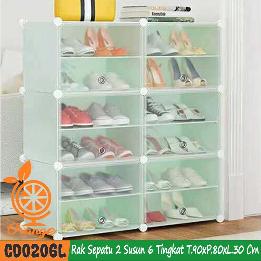 Jual Laris_Unik Rak Sepatu Anti Debu Tebal Shoe Rack Portable Serbaguna ...
