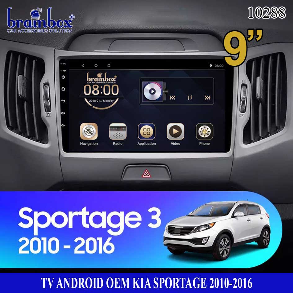 Jual Brainbox TV Mobil OEM Kia Sportage 2010-2016 Android Headunit Tape Mobil Head Unit | Shopee ...