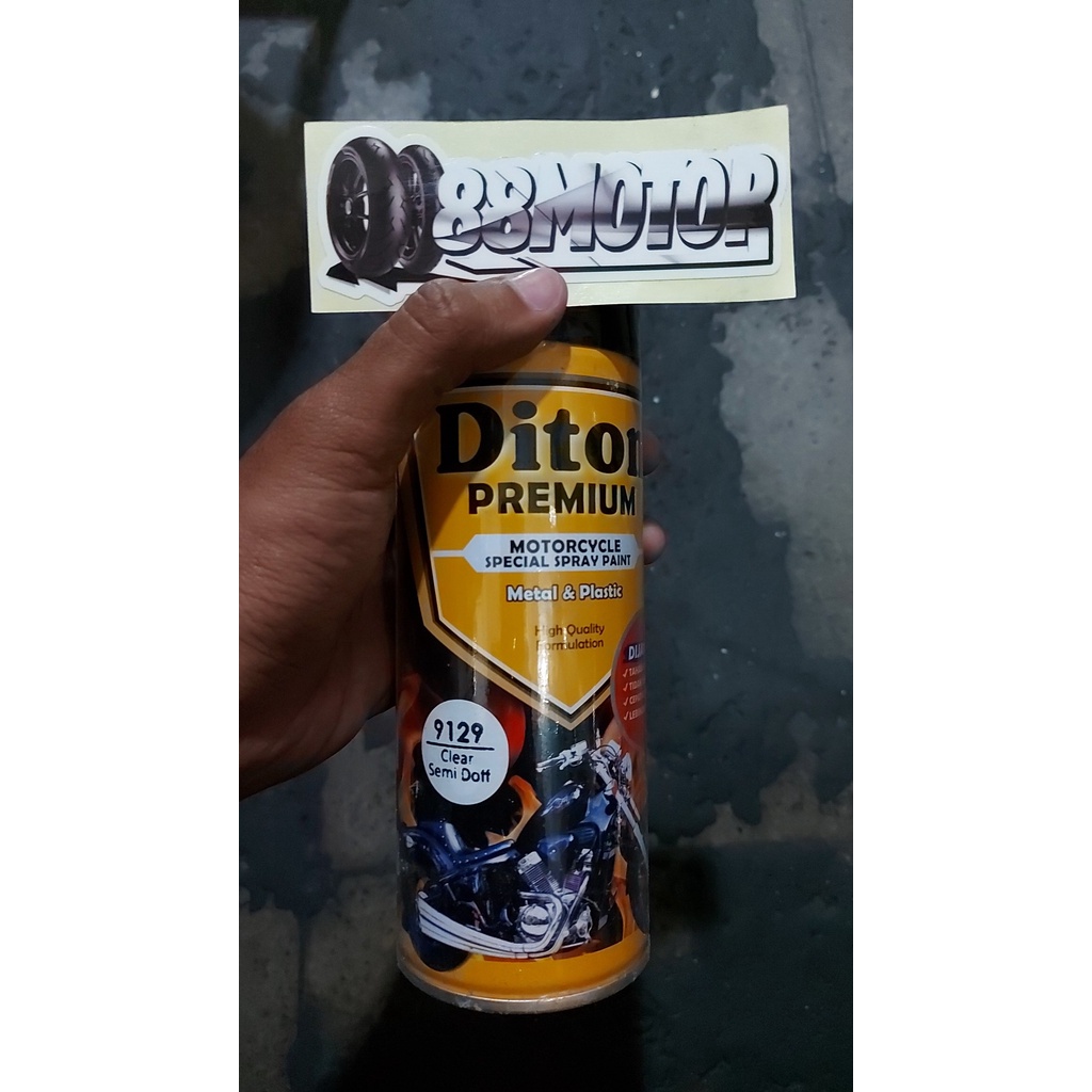 Jual DITON PREMIUM Cat Semprot - Clear Semi Doff 9129 | Shopee Indonesia