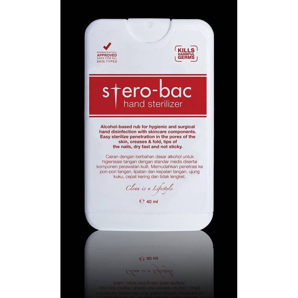 Jual Sterobac Hand Sterilizer 40ml | Shopee Indonesia