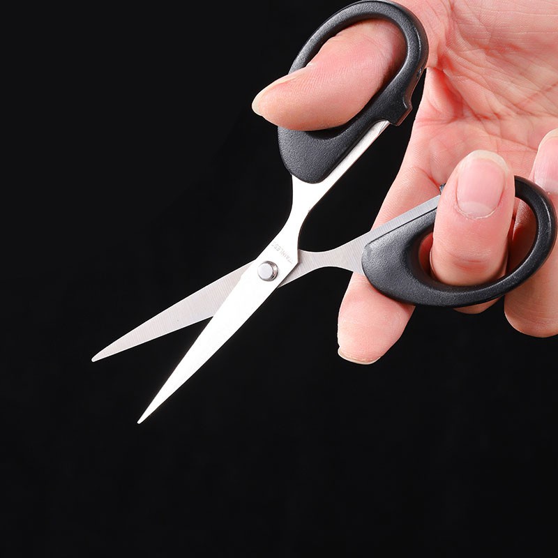 Jual GUNTING MINI HITAM GUNTING KERTAS SCISSORS KECIL SERBAGUNA MURAH ...