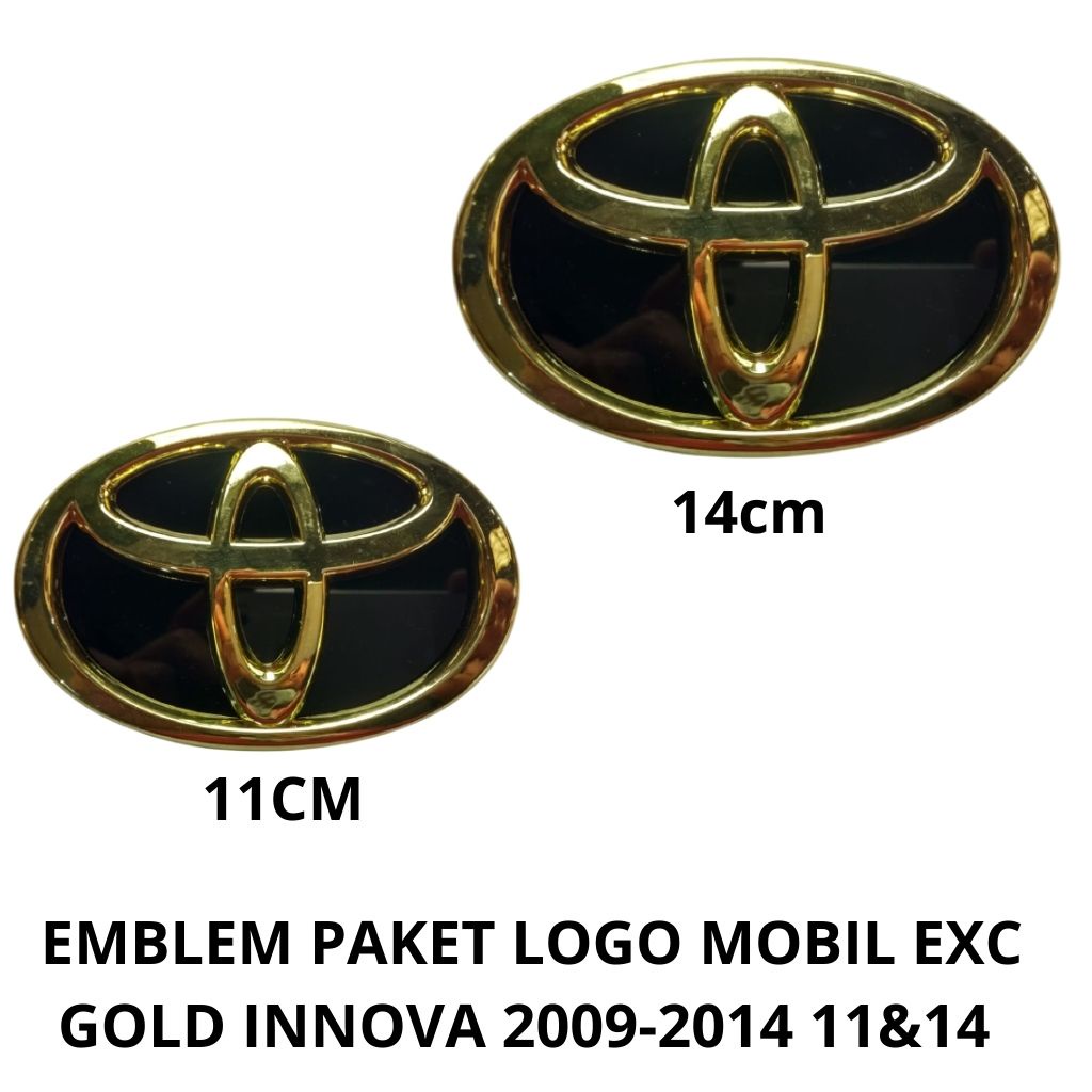 Jual EMBLEM PAKET LOGO MOBIL EXC GOLD INNOVA 09-14 11&14 | Shopee Indonesia