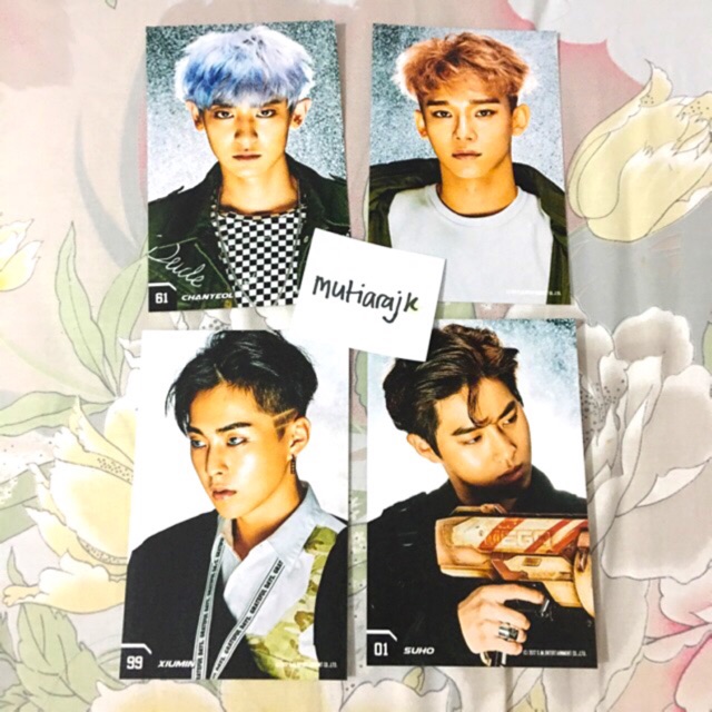 Jual EXO SM SUM POWER 4x6 PHOTOSET Official Exploration dot album obsession flo photocard ...