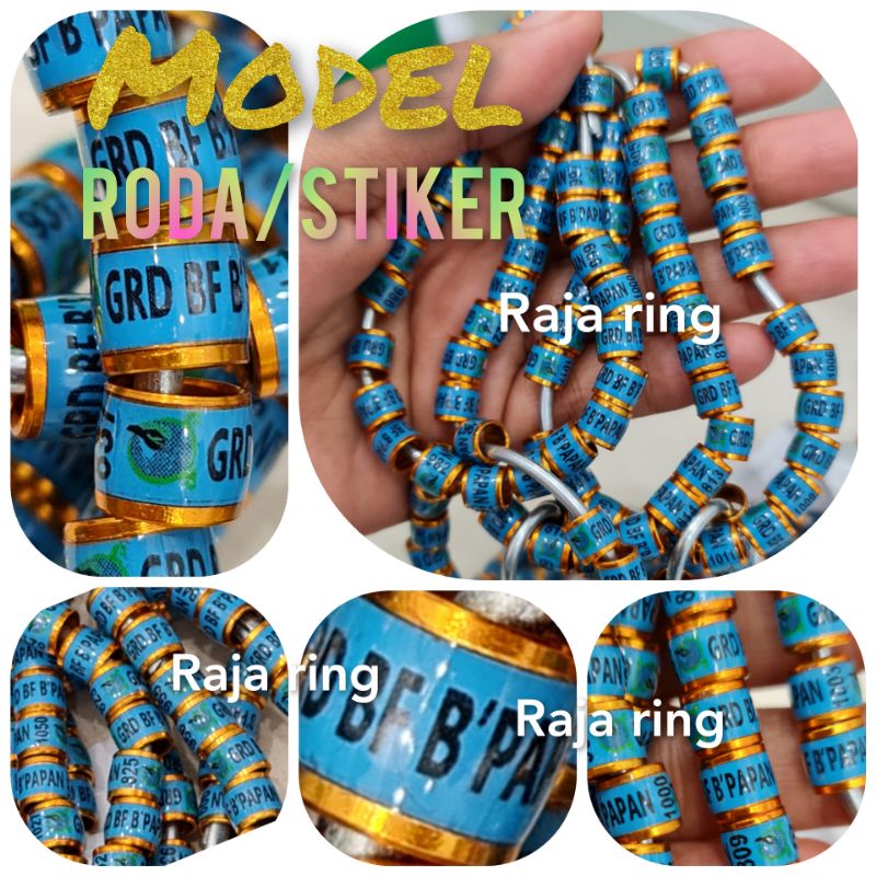 Jual RING BURUNG RODA STIKER, MERPATI RODA, PERKUTUT RODA, LOVE BIRD ...