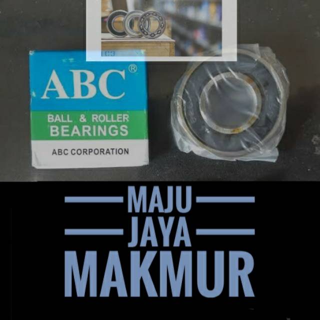Jual bearing klaker 6000 2 RS tutup karet merek ABC | Shopee Indonesia