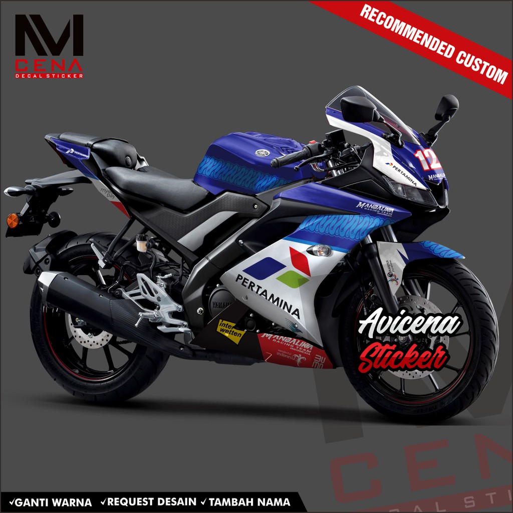 Jual Sticker Decal R15 V3 Full Body Decal Sticker Yamaha R15 V3 ...