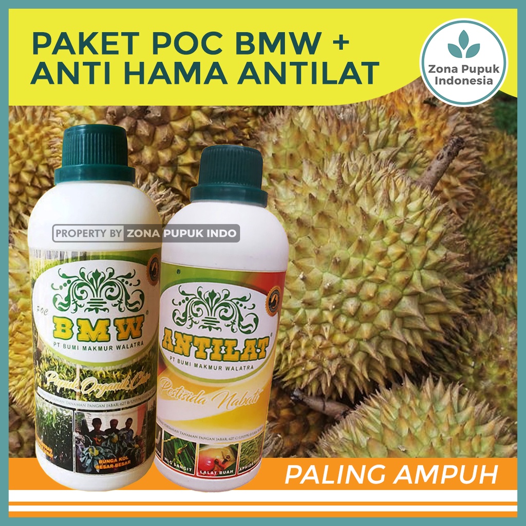 Jual Pupuk Organik Cair POC Penyubur Tanaman Perangsang Akar Pelebat Buah Durian & Pestisida ...