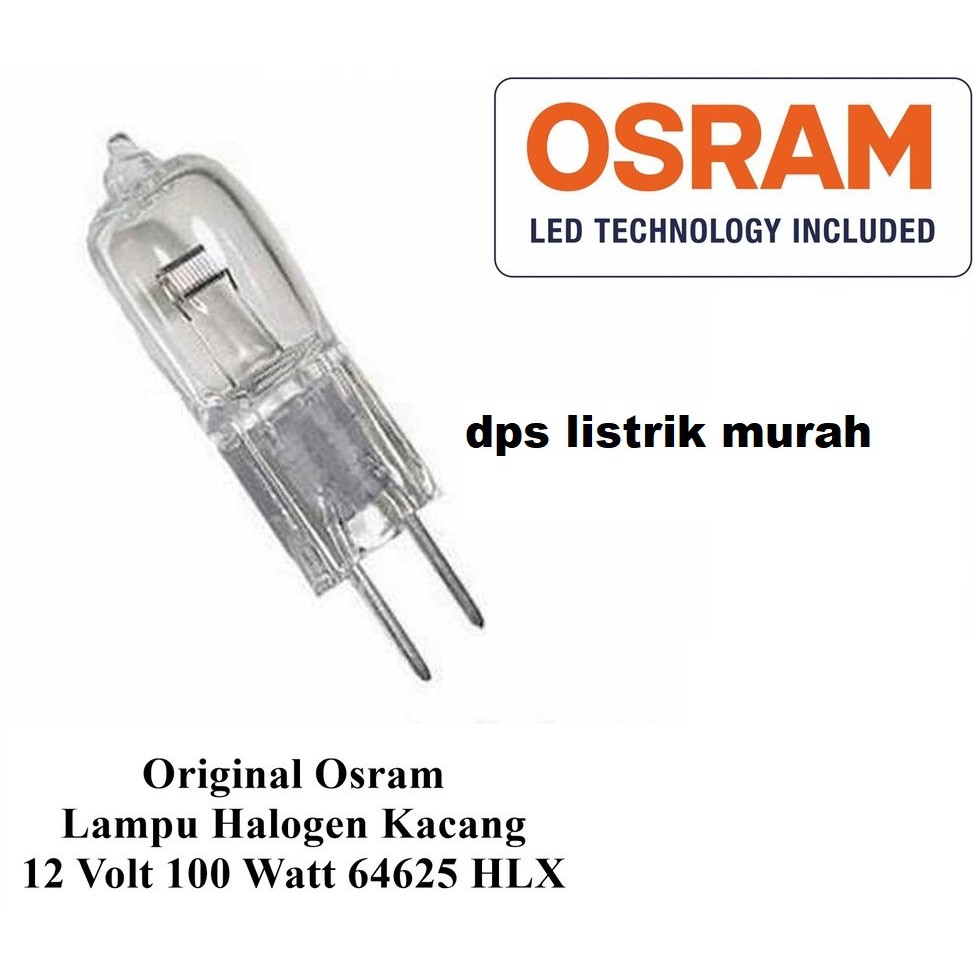 Jual Osram Lampu Halogen Kacang 12V 100W Kuning 64625 HLX Original ...