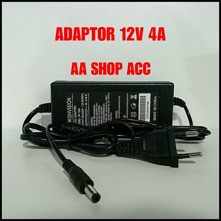 Jual AC / DC Adapter 12V 4A Adaptor DVR / CCTV 4A 12V | Shopee Indonesia