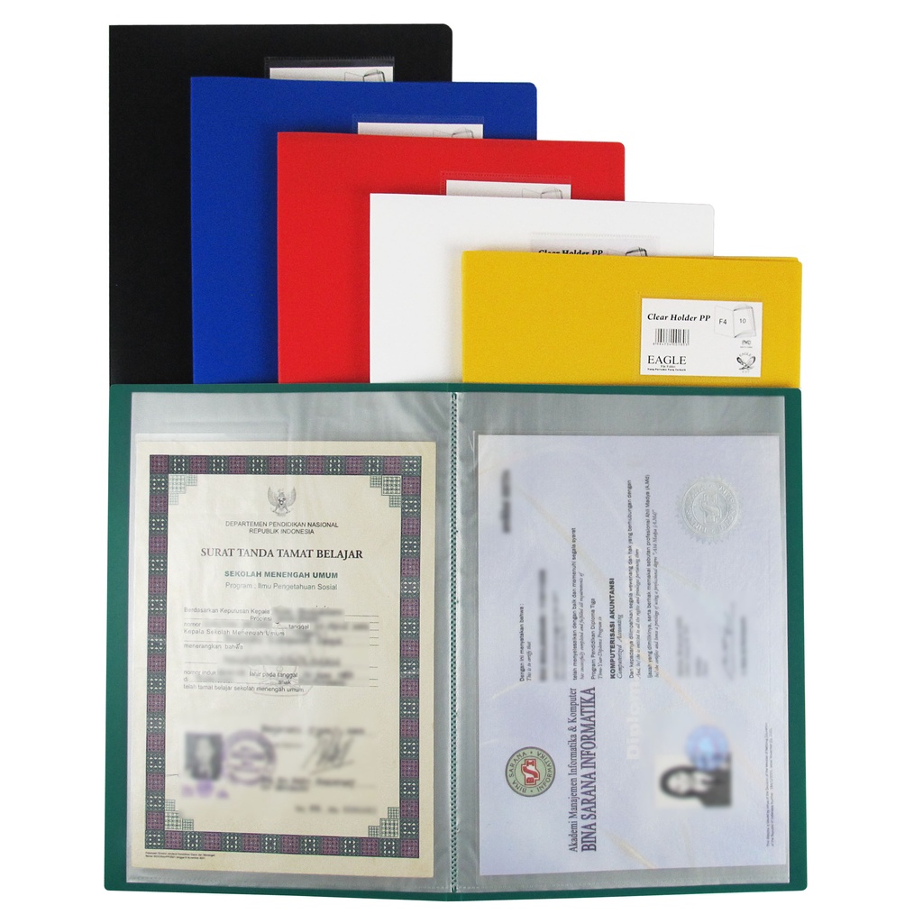 Jual Dokumen Keeper / Clear Holder / Document Keeper / Display Book ...