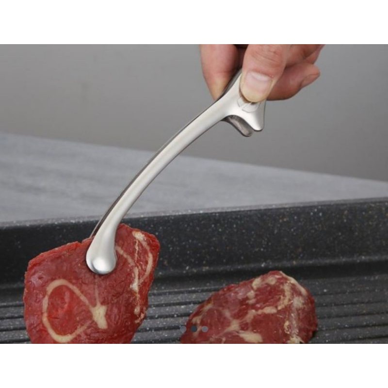 Jual Fujinex pencapit daging capitan BBQ stainless steel tebal kokoh ...