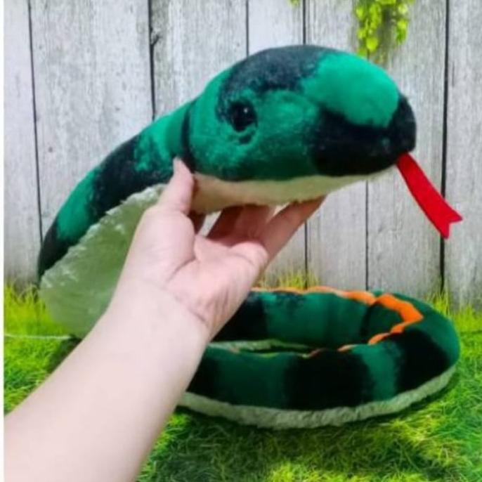 Jual Boneka Hewan Ular Rattle (Rattle Snake Stuffed Animal) | Shopee ...