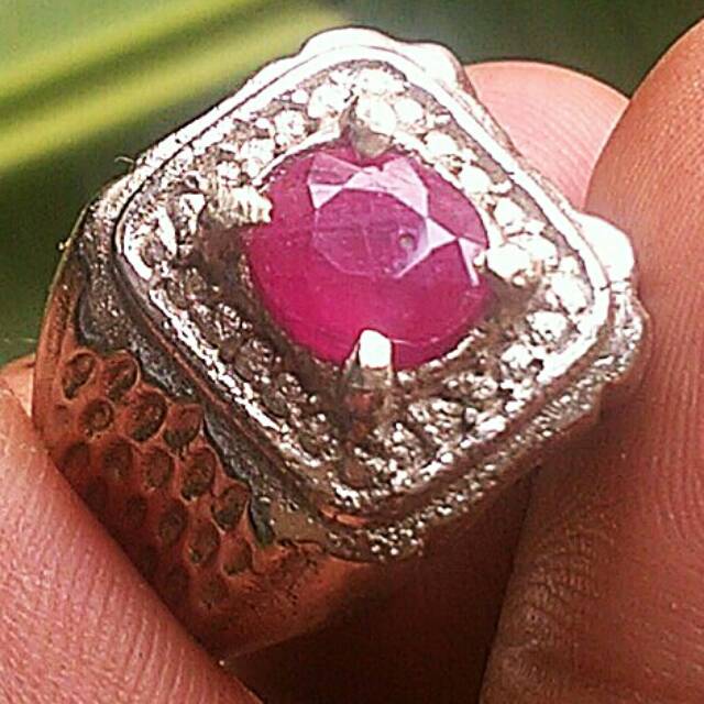 Jual BATU RED RUBI CUTTING ASLI ALAM WARNA ISTIMEWA ORI ADA RUBY BURMA ...