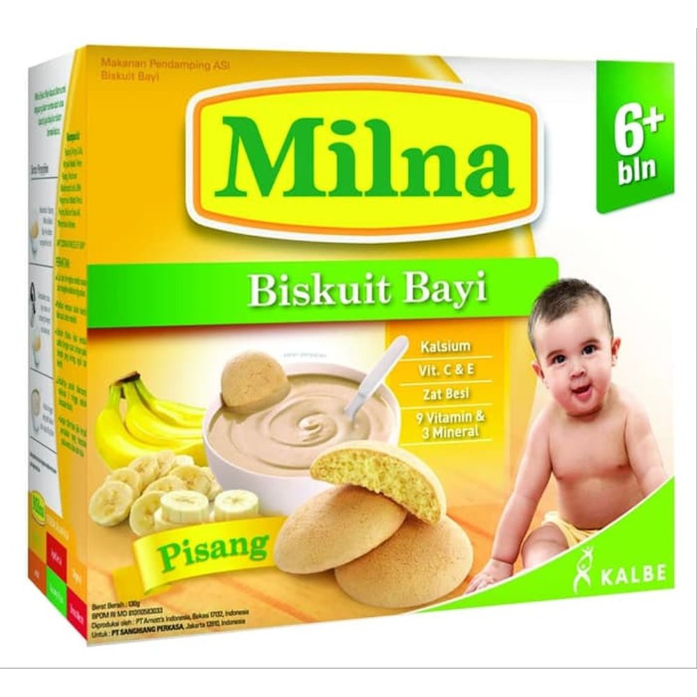 Jual MILNA BISKUIT BAYI / Snack Bayi 130gr | Shopee Indonesia