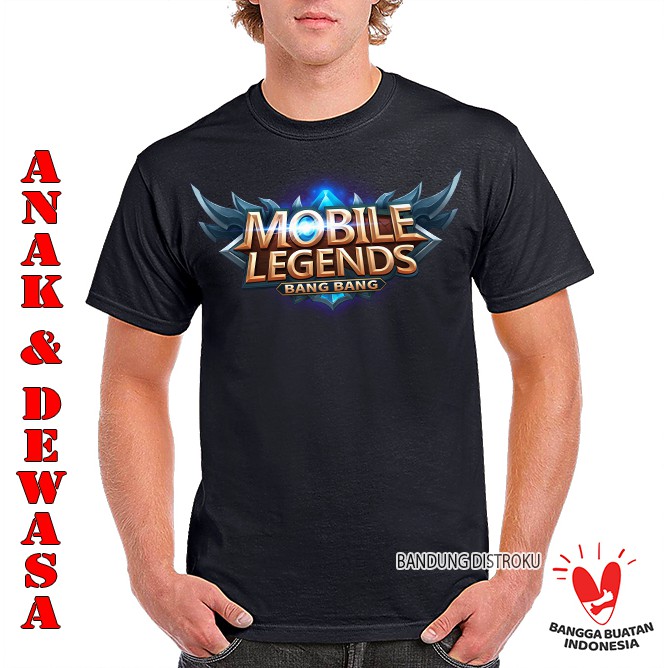 Jual Baju Kaos Mobile Legends Logo Printing | Shopee Indonesia