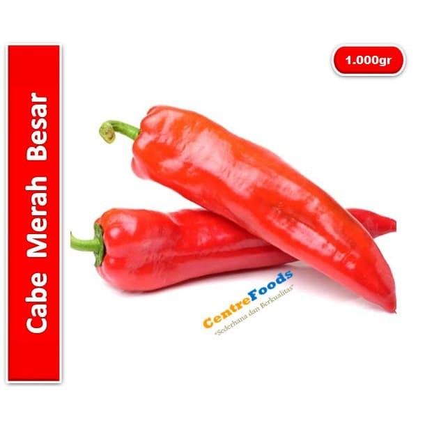 Jual Cabe Merah Besar - Big Red Chilli Fresh | 1.000gr [ Harga Per KG ...