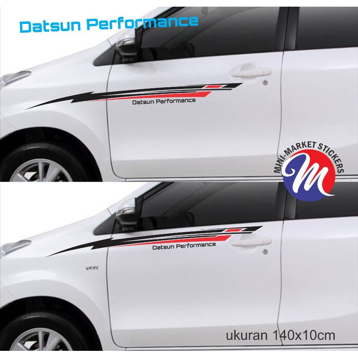 Jual sticker stiker list stripe datsun sticker mobil datsun custom text ...